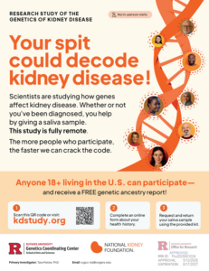 Kidney flyer - Genetics Coordinating Center